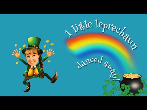 Preschool Story Time Fingerplay | 5 Little Leprechauns Standing in a Row | Teacher Resources