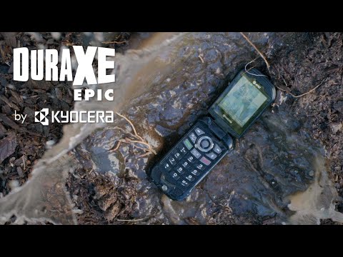 Kyocera DuraXE Epic on AT&T/FirstNet Ready – All-Terrain Tough, Compact and Customizable Flip Phone