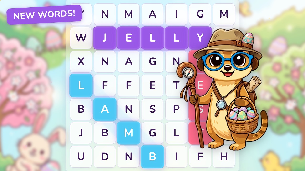 🌸 Can YOU Find the Spring Words? Easter Puzzle for Kids!