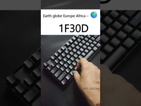 Earth globe Europe Africa | #msword #computer #asmr #windows #keyboard