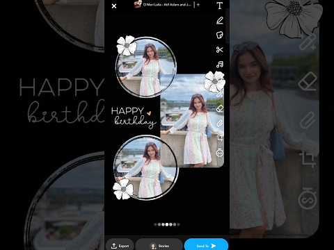 Snapchat aesthetic birthday story idea????✨#shortvideo #shorts #aesthetic #ideas #streaks #snapchat #yt