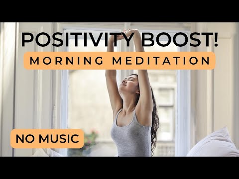 GUIDED MORNING Meditation for a POSITIVE DAY (No Music, Female Voice)