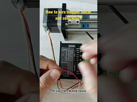 How to wire steppe motor and controller? #stepper_motor #steppers #steppermotor