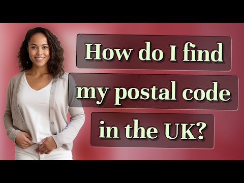 How do I find my postal code in the UK?