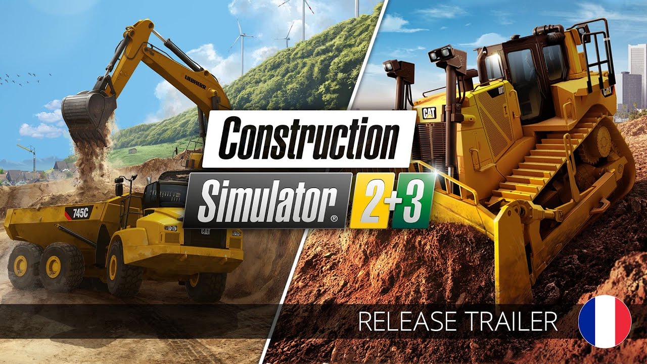 Construction Simulator 2+3 - Switch Edition – Release Trailer (FR)