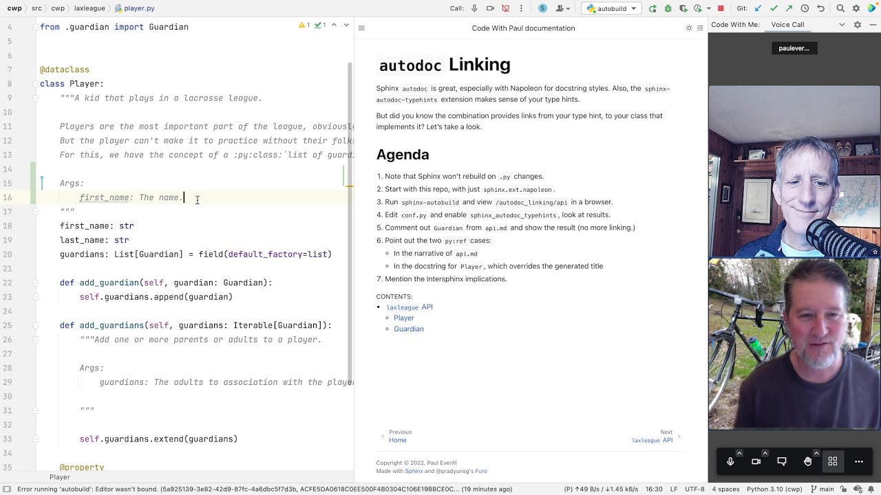 Using Sphinx autodoc with type hints and rich linking