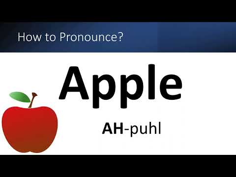 How to Pronounce Apple