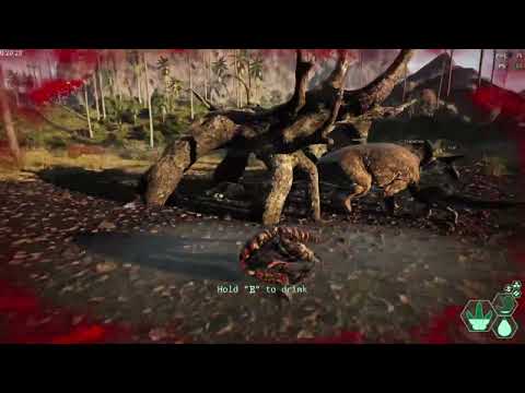 Do NOT pounce a Trike head on!!! (funny raptor visual glitch) | The Isle Evrima Hordetest