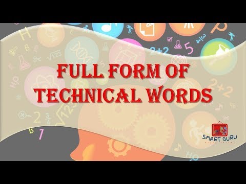 Full form Of Technical Words | General Knowledge |