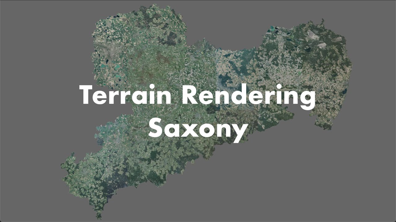Terrain Rendering Saxony