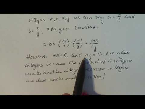 Discrete Mathematics: Proof about Rational Numbers