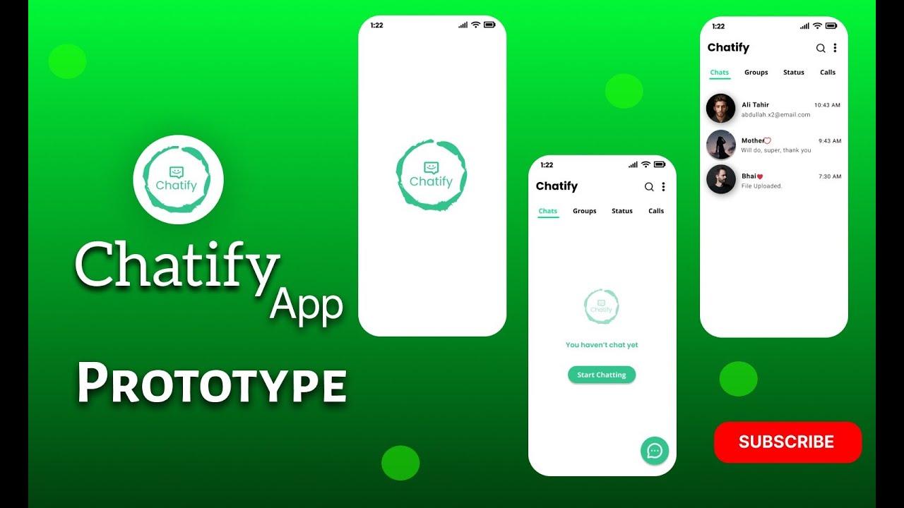 Chatify App chat/ Figma prototype