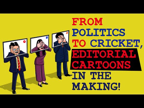 From Politics To Cricket, Editorial Cartoons In The Making!