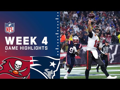 Buccaneers vs. Patriots Week 4 Highlights | NFL 2021