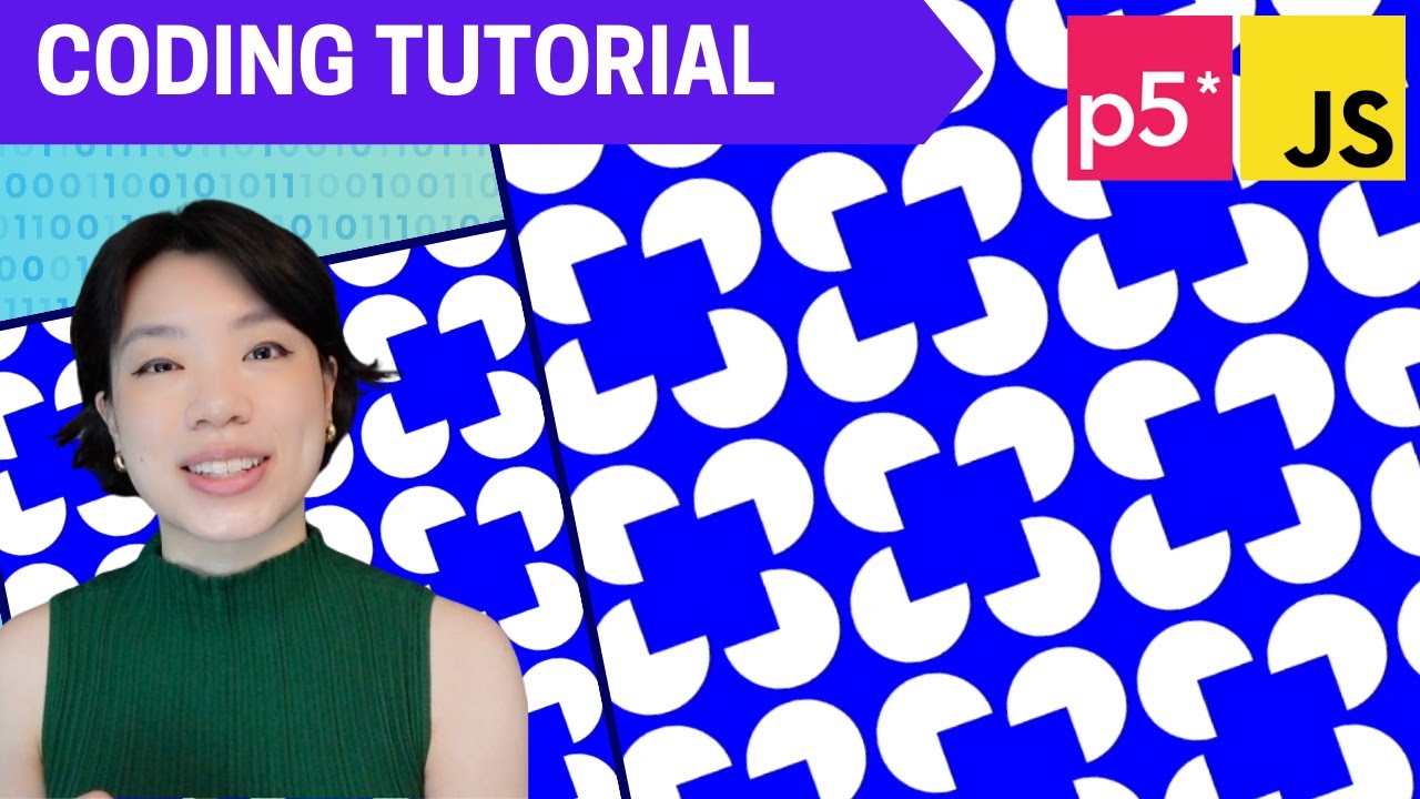p5.js Coding Tutorial | Pacman-Inspired Animation