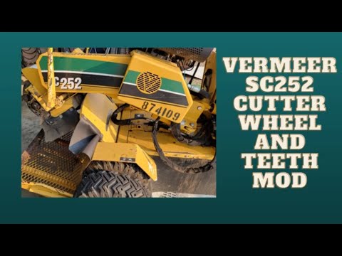 Vermeer Sc252 cutter wheel update