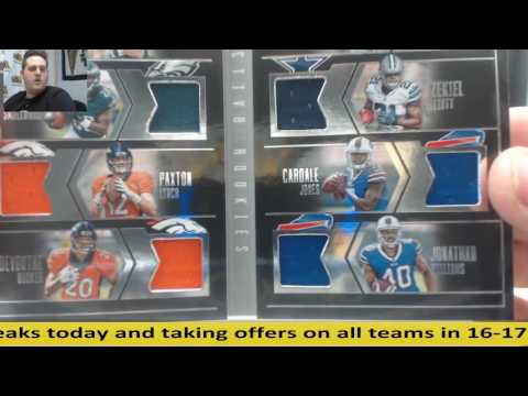 Robert- 2015 R&S Longevity, 2016 Preferred fb, 2016 Playbook FB 15-Box Case Live Break (sick case)