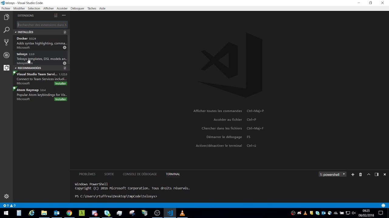 Visual Studio Code Telosys extension setup