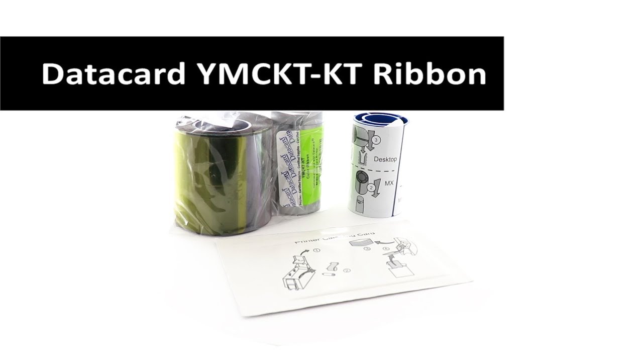 Datacard YMCKT-KT Full-Color Ribbon Kit - 300 prints - 534000-006 ...