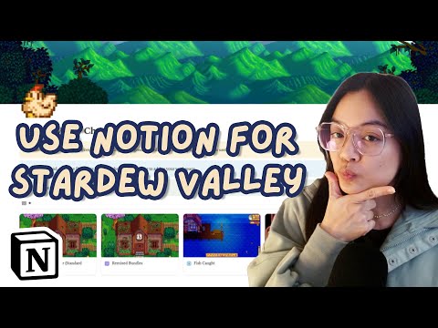 the ultimate notion guide for playing stardew valley 1.6 | free template!