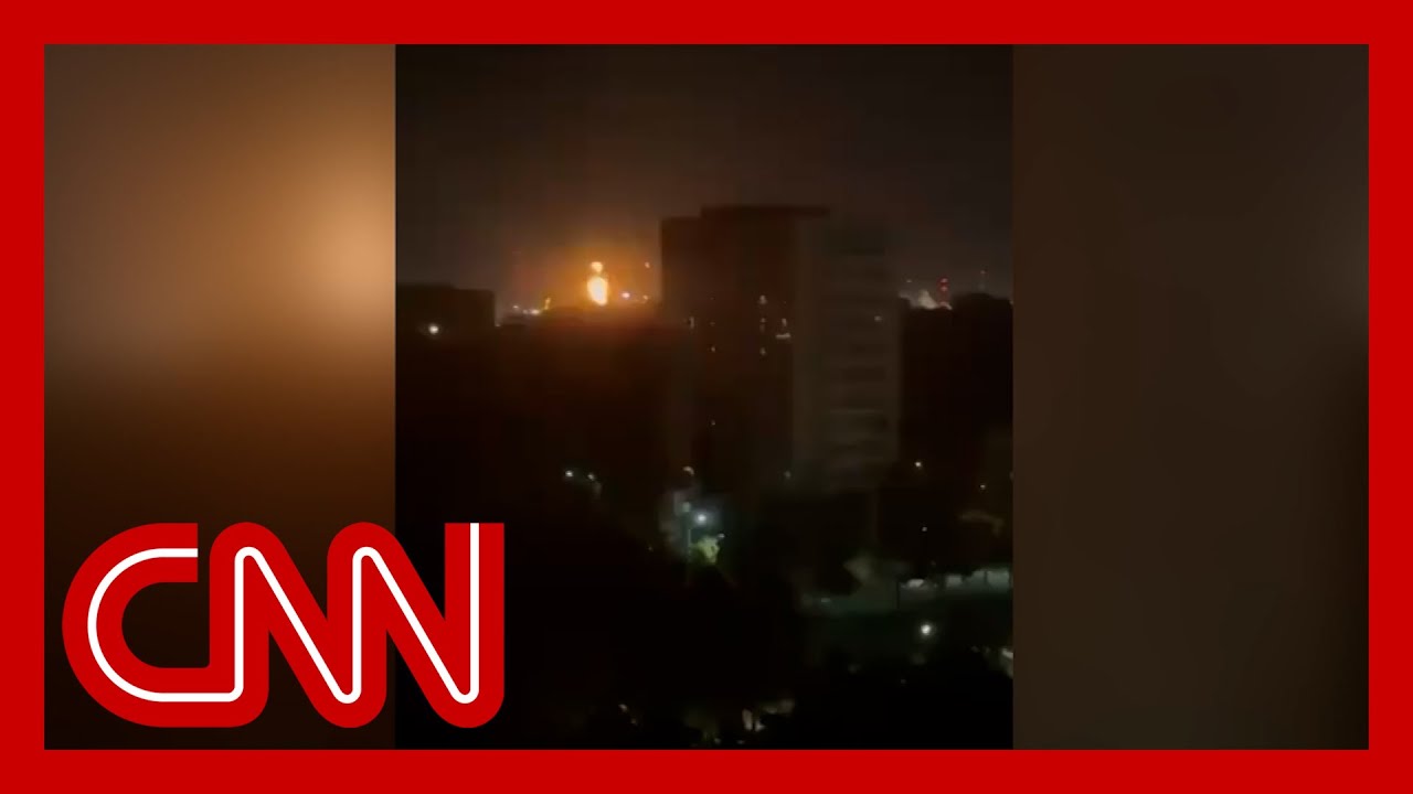 Video shows Ukrainian drone strike on Russian oil refinery