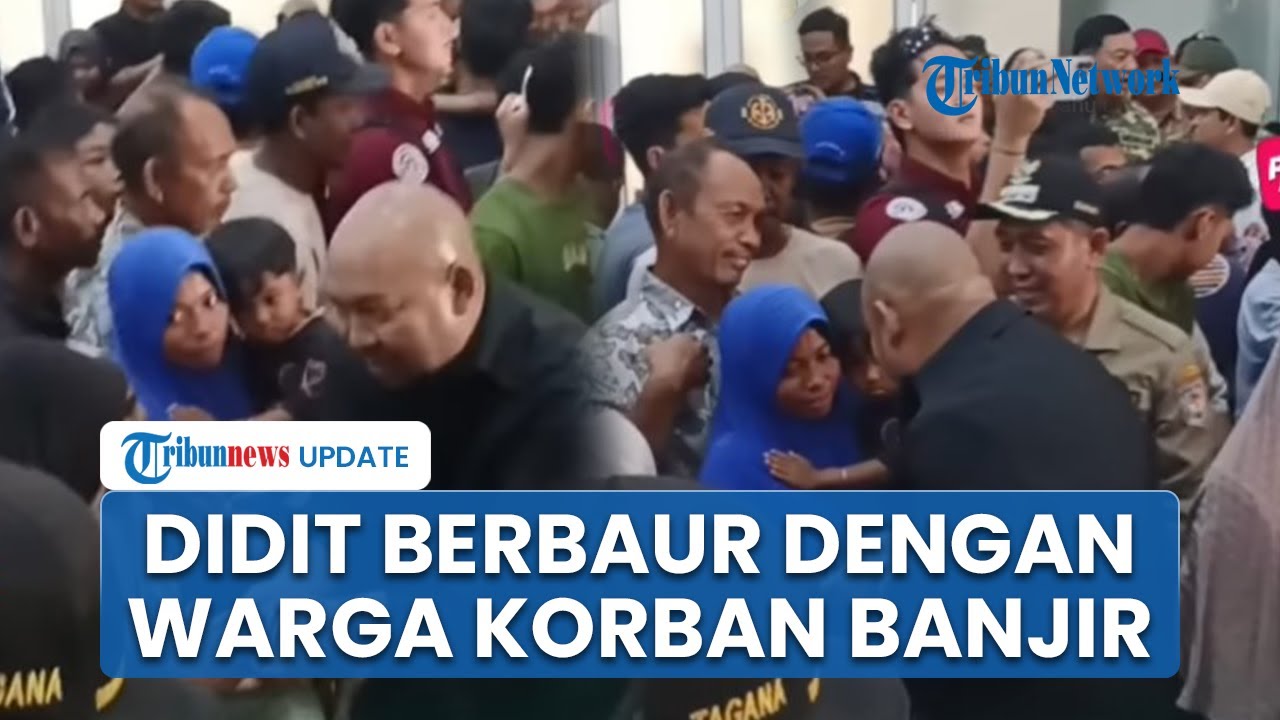 Momen Putra Prabowo Didit Berbaur dengan Warga Aceh Korban Banjir ...