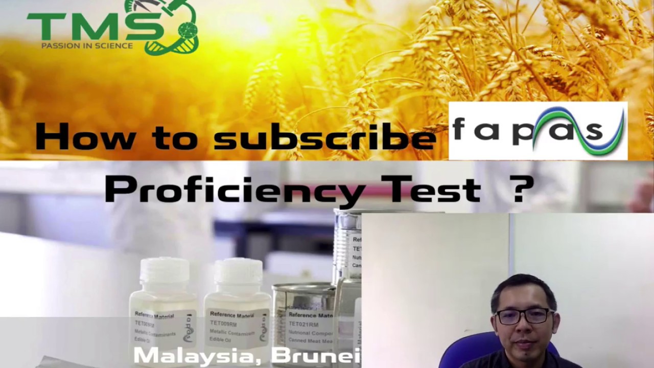 How to subscribe FAPAS Proficiency Test ?