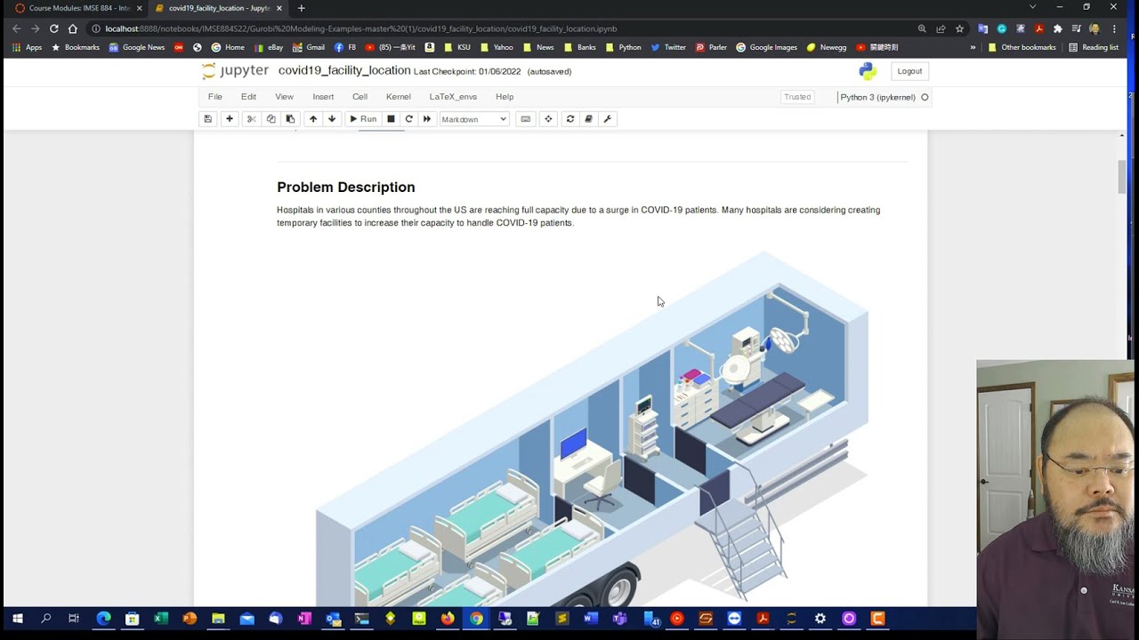Gurobi Python Tutorial  Covid-19 Hospital Capacity Expansion Optimization