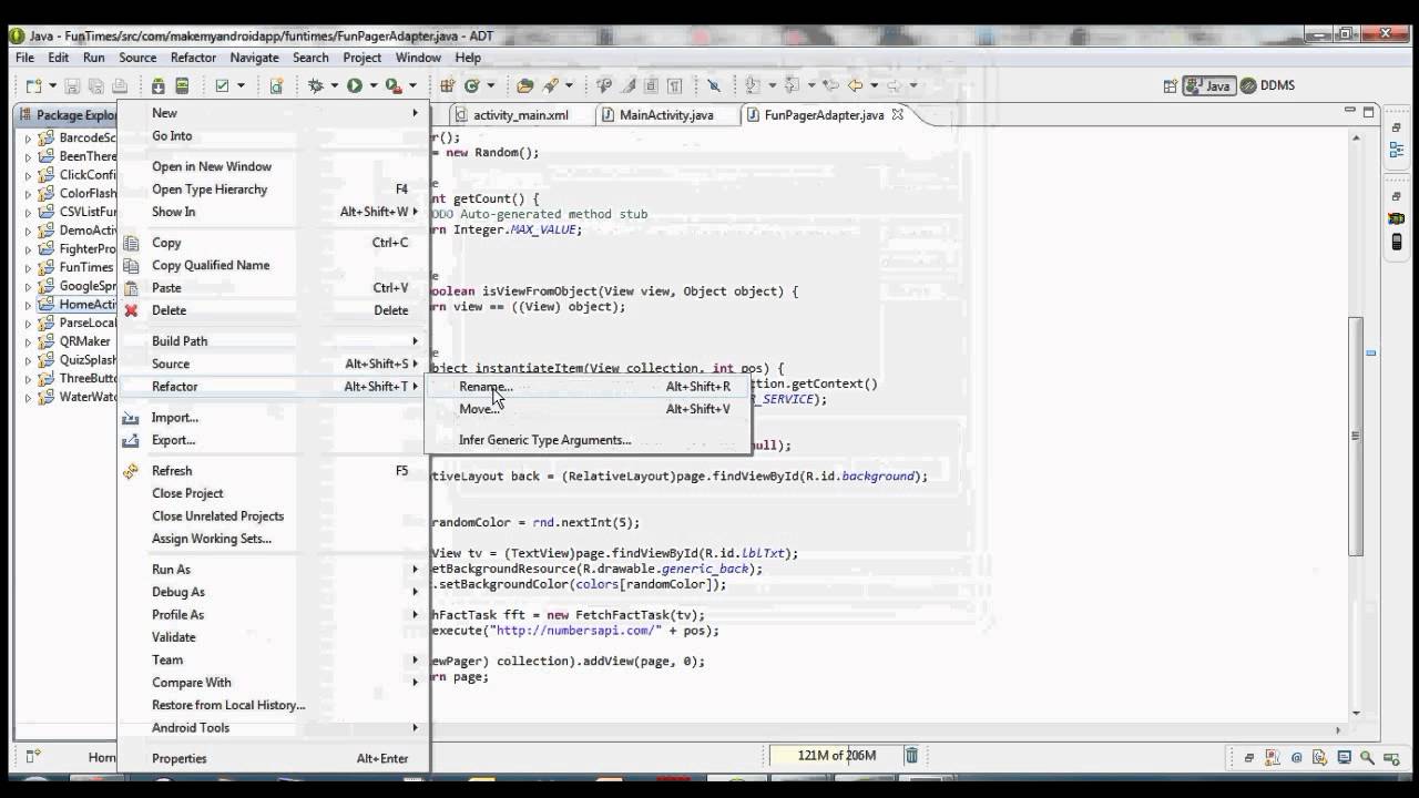 Android Tutorial - Download and import project from GitHub