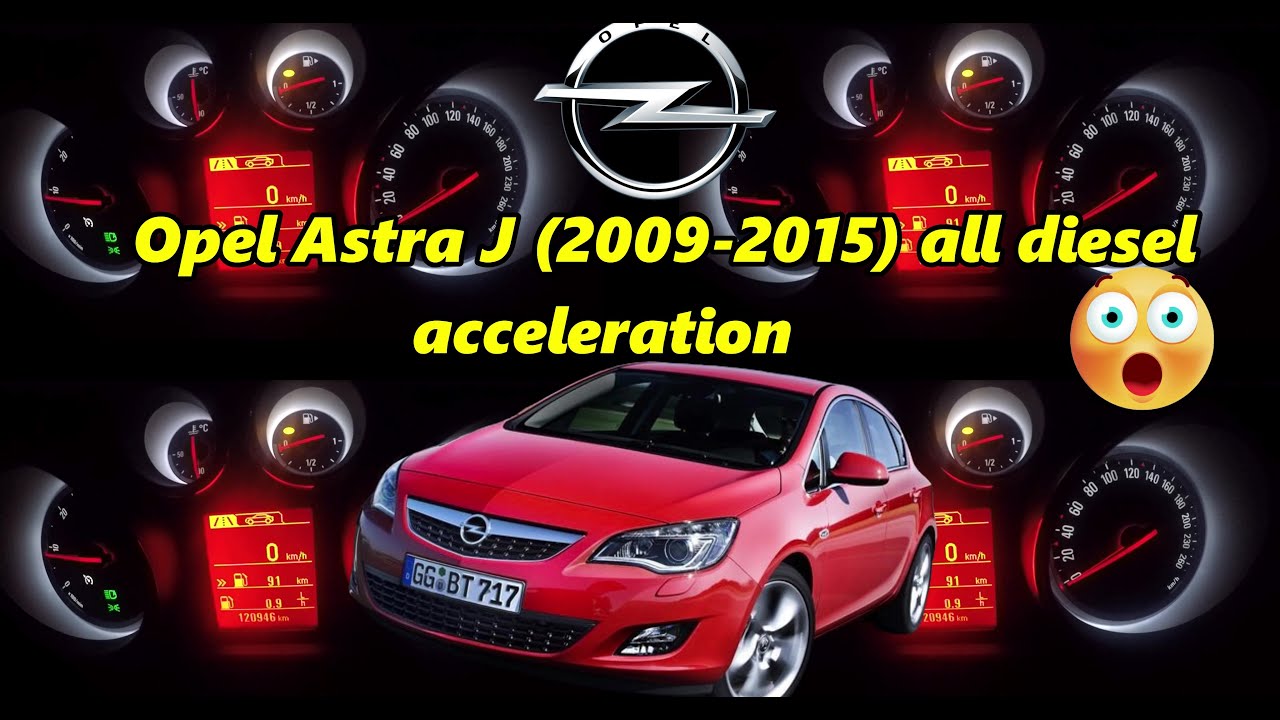 ⚡ Opel Astra J Diesel (2009–2015) – Acceleration Battle | All Engines Compared