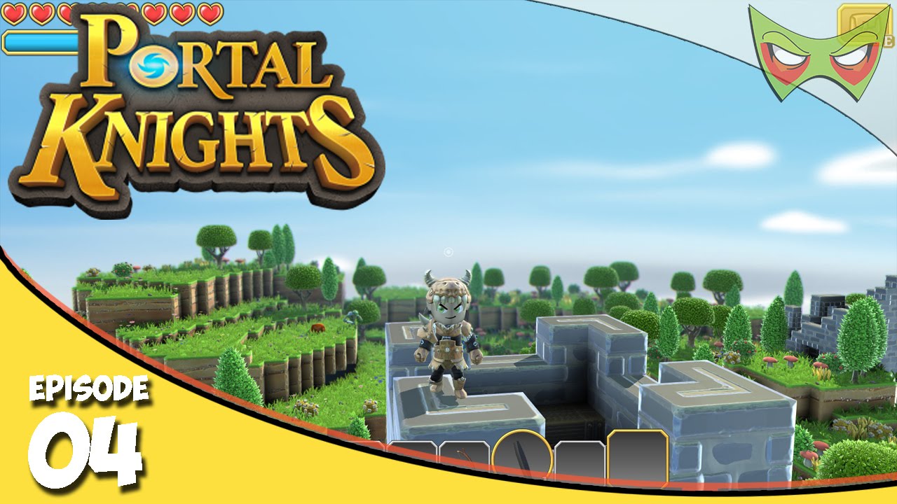Portal Knights Gameplay - Ep 4 - Cave Runs - Let's Play