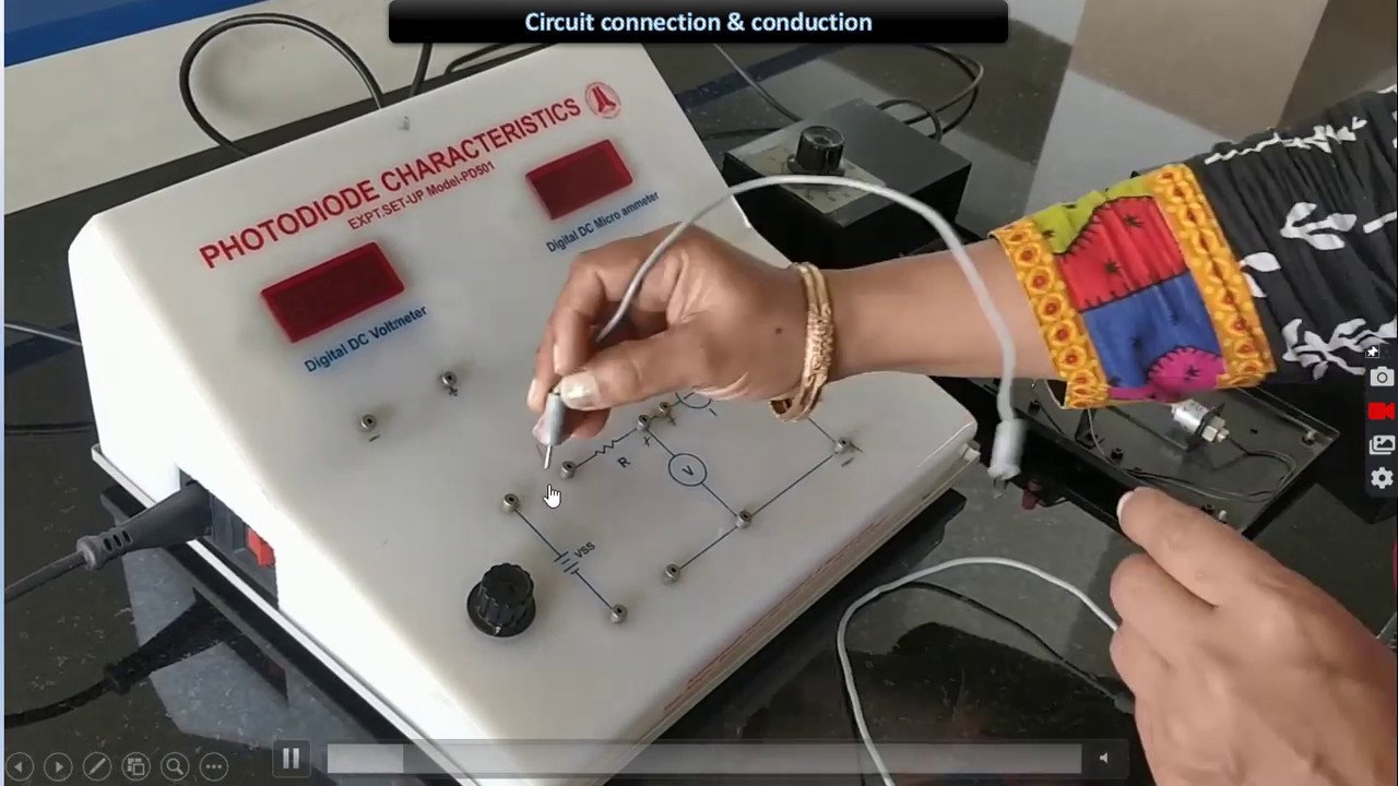 Photo diode characteristics experiment