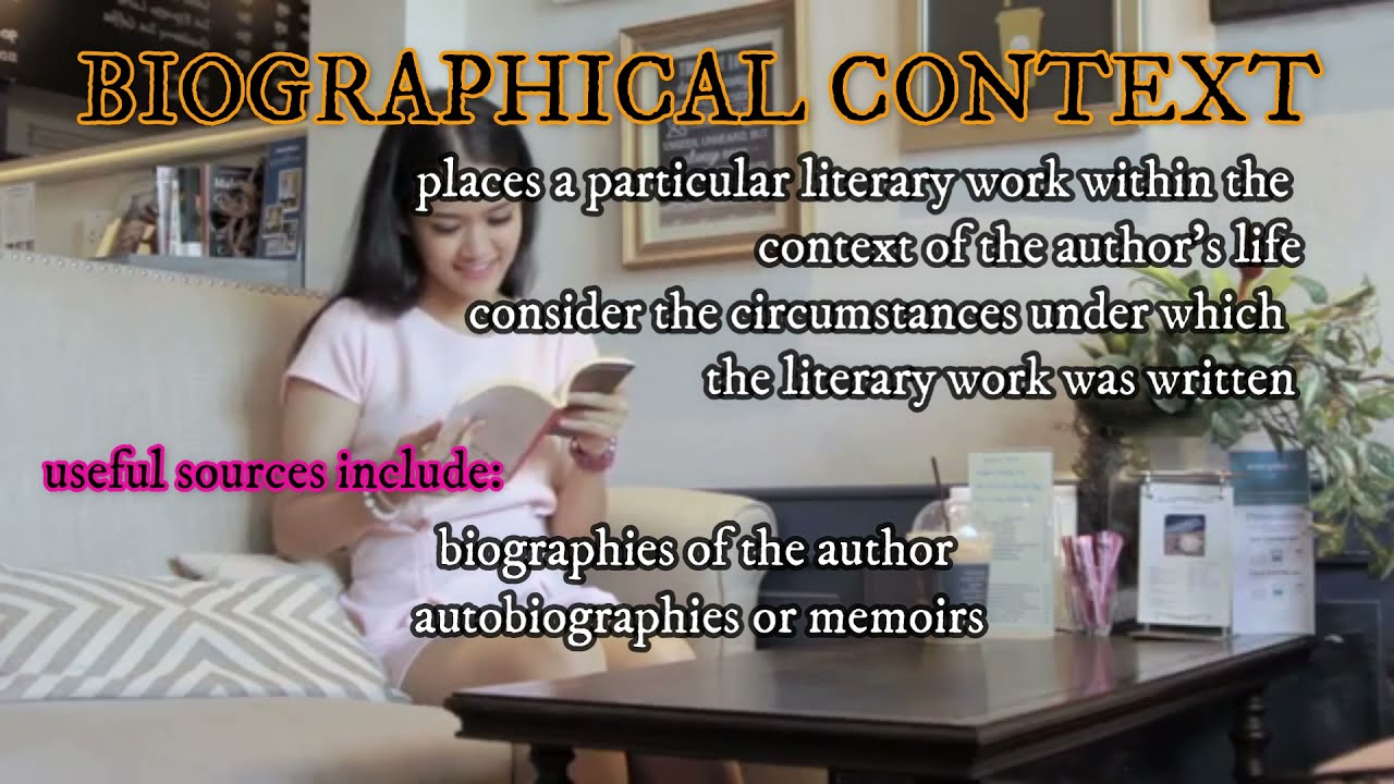 LITERARY READING THROUGH BIOGRAPHICAL CONTEXT/ 21ST CENTURY/ TEACHER EVETH