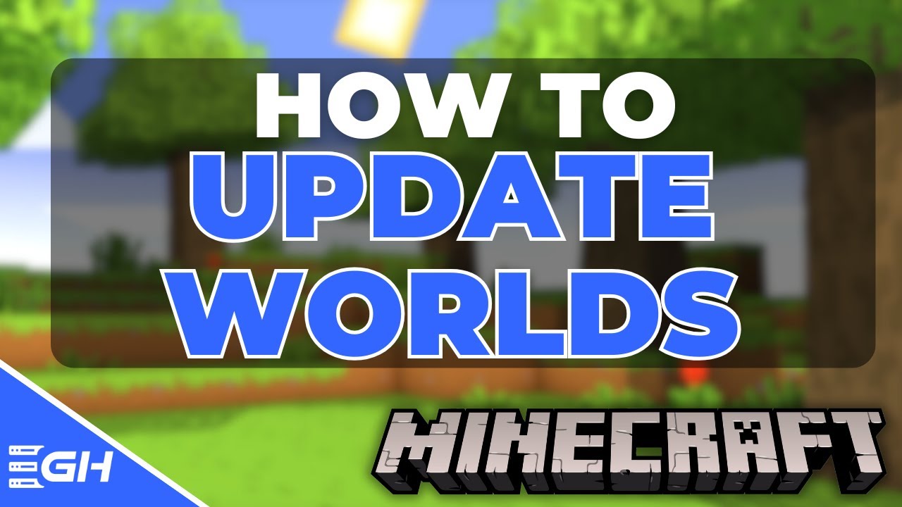 How To Update Existing MINECRAFT Worlds | Bedrock & Java