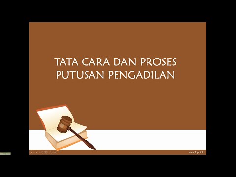 TATA CARA DAN PROSES PUTUSAN PENGADILAN, HPI B3, KEL 9