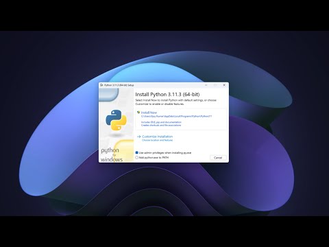 How to Install Python 3.11.3 on Windows 11
