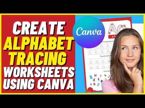 How To Create Alphabet Tracing Worksheets Using Canva (Quick & Easy)