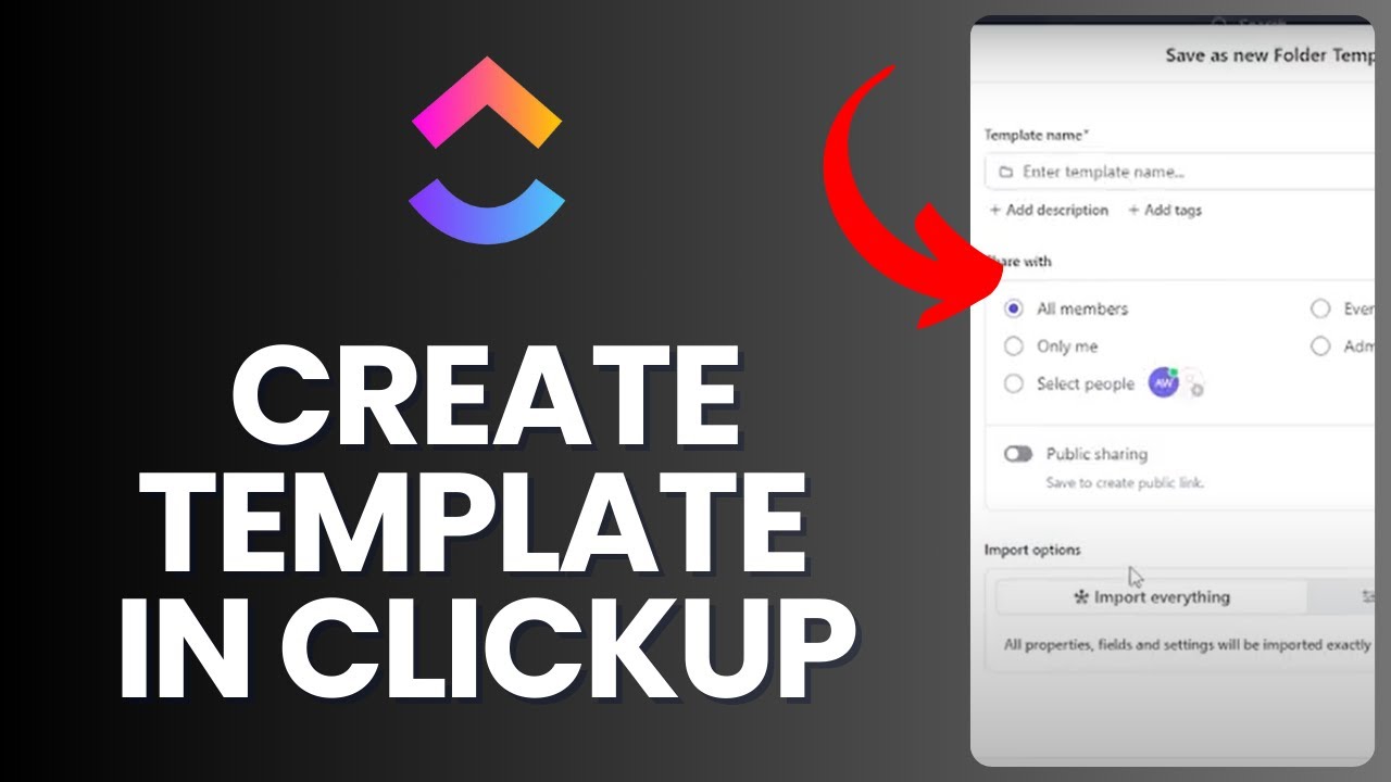 How to Create Template in Clickup in 2024?