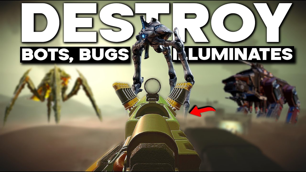OVERALL BEST LOADOUT FOR BOTS, BUGS & ILLUMINATES WITH FREE WARBOND ONLY - Helldivers 2 best builds