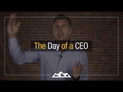 How To Be A CEO: What Should the CEO's Day Look Like?