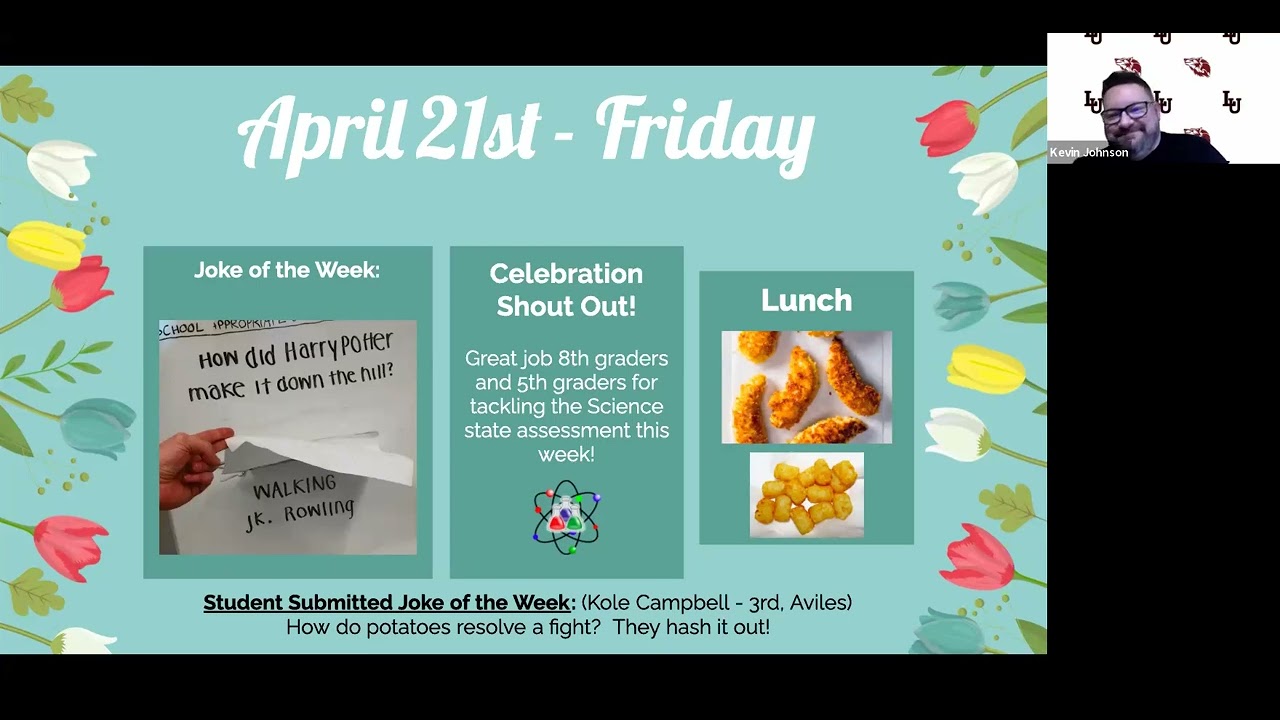 Daily Bulletin, Friday, April 21