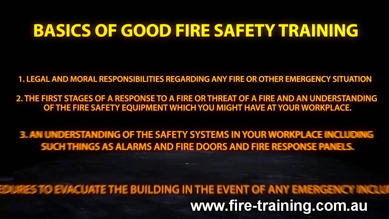 FIRE SAFETY TRAINING BASICS PART 2