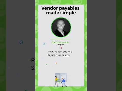 Vendor payables made simple