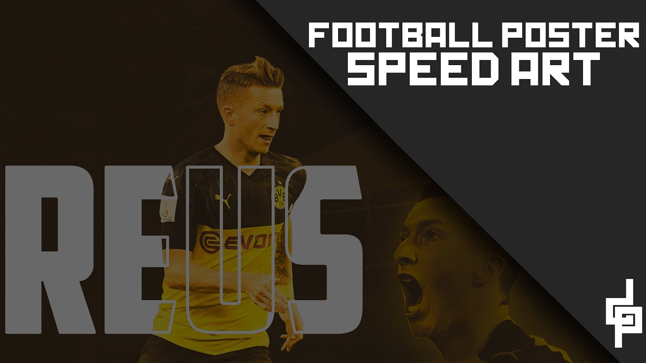 Football Poster Manipulation Speed Art