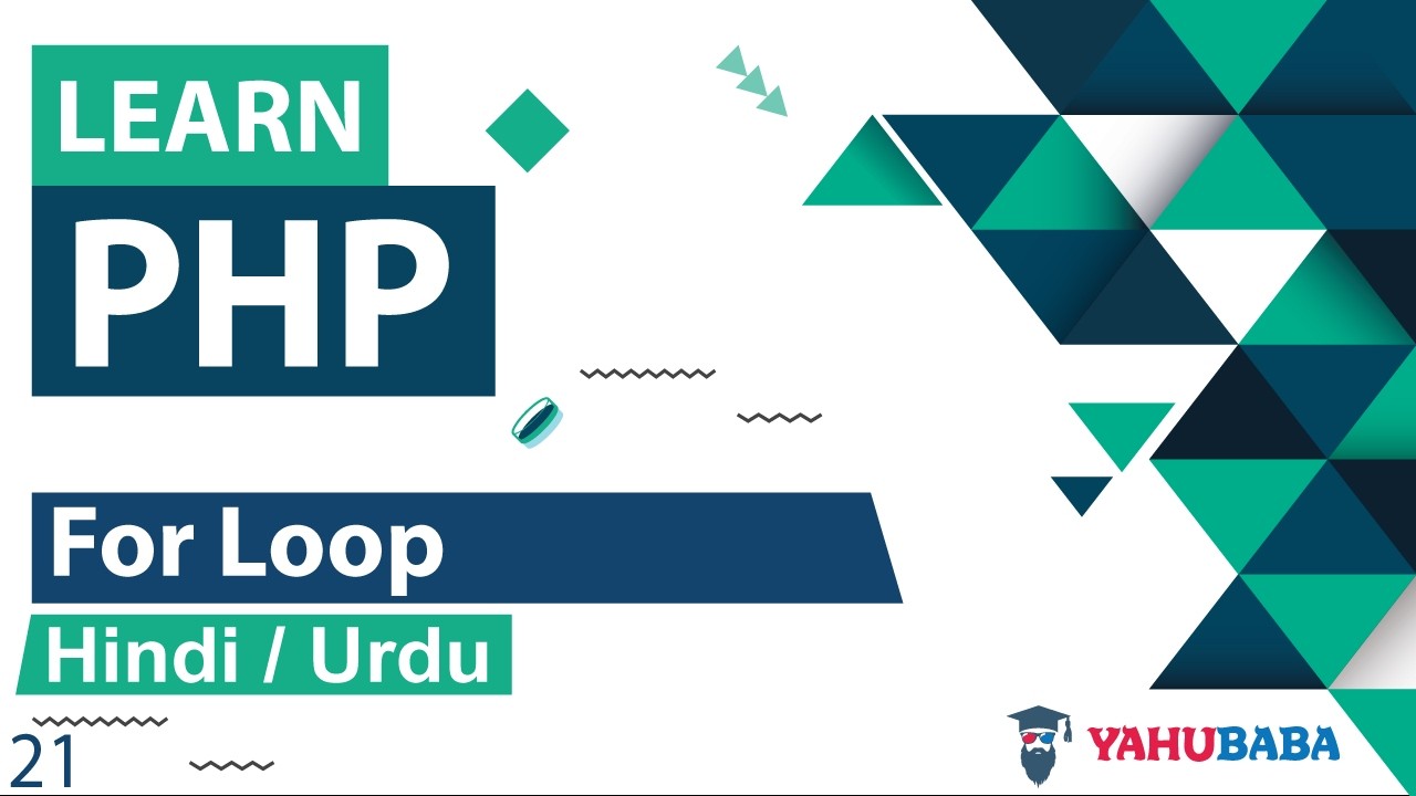 PHP For Loop Tutorial in Hindi / Urdu