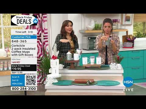 Corkcicle 2pack Insulated Coffee Mugs with Gift Boxes