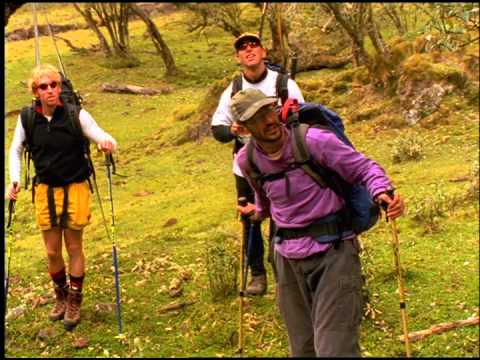 Chris Anthony, Dan Gilchrist, and Danny Caruso Hike Towards Summit of Cotopaxi by Warren Miller