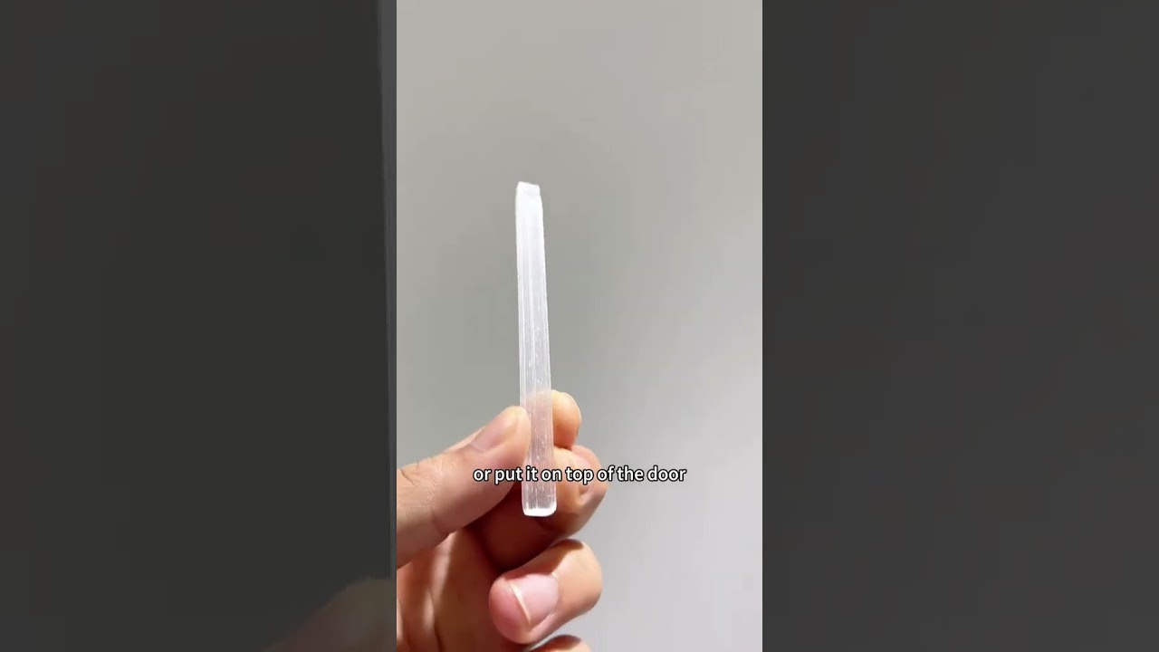 Selenite Cleansing Sticks are a must-have for any crystal owner🥰#crystalshop #selenite #crystals