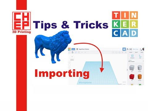 Tinkercad Tips and Tricks #6 - Importing SVG and STL files