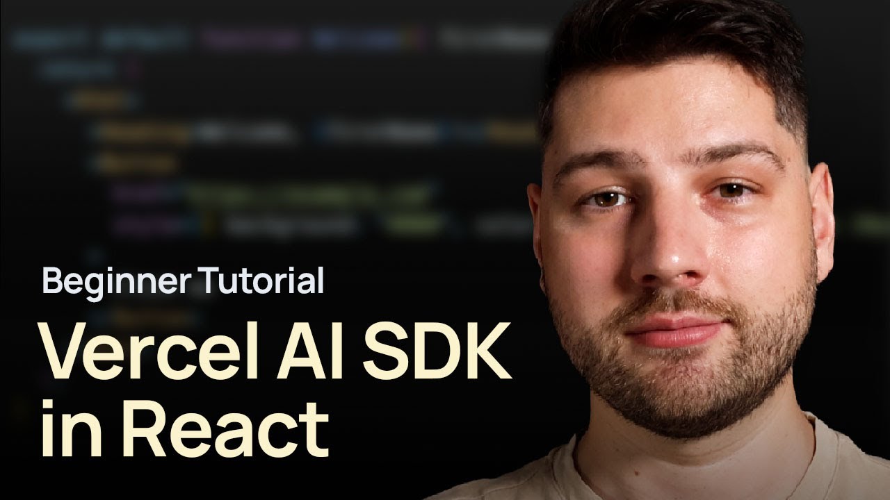 Vercel AI SDK in React (Beginner Tutorial)